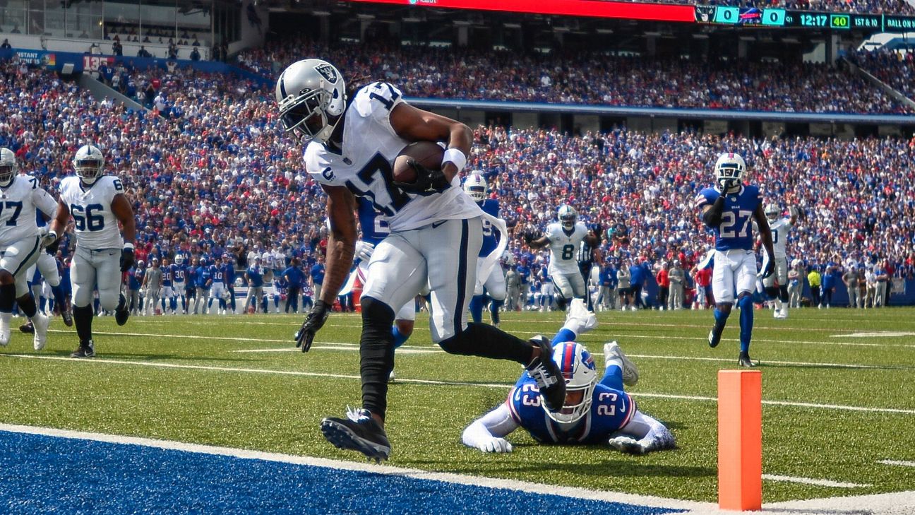 Raiders' Davante Adams 'good' after concussion evaluation - ABC7 Los ...