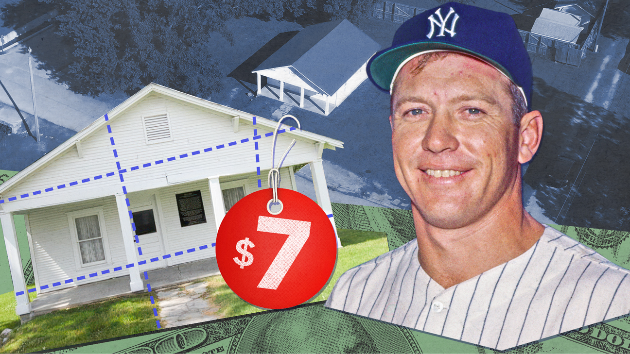 Shares in Mickey Mantle's boyhood home soon on sale for $7 - ABC7 New York