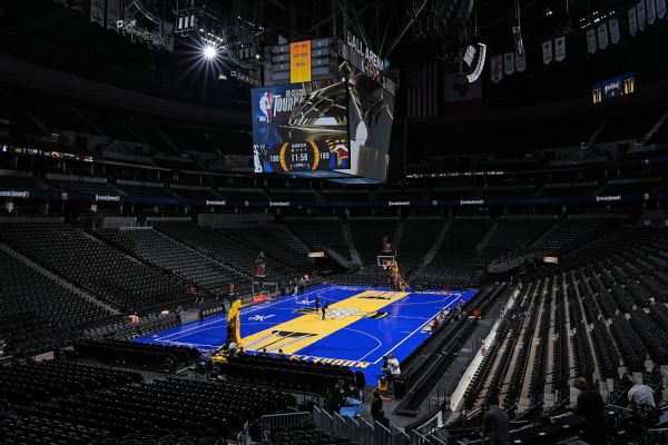 Wrong distance: 3-point line repainted in Denver | The Game Nashville