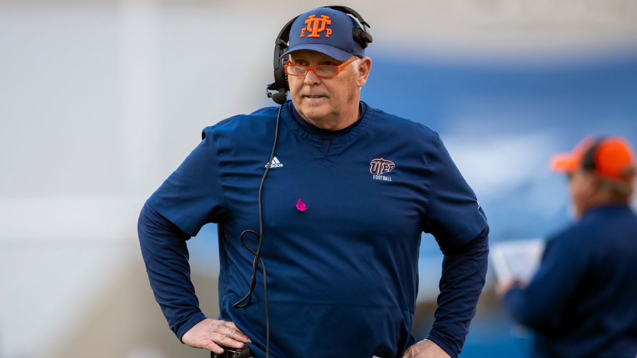 Illinois hires ex-UTEP coach Dana Dimel as offensive assistant - ABC7 ...