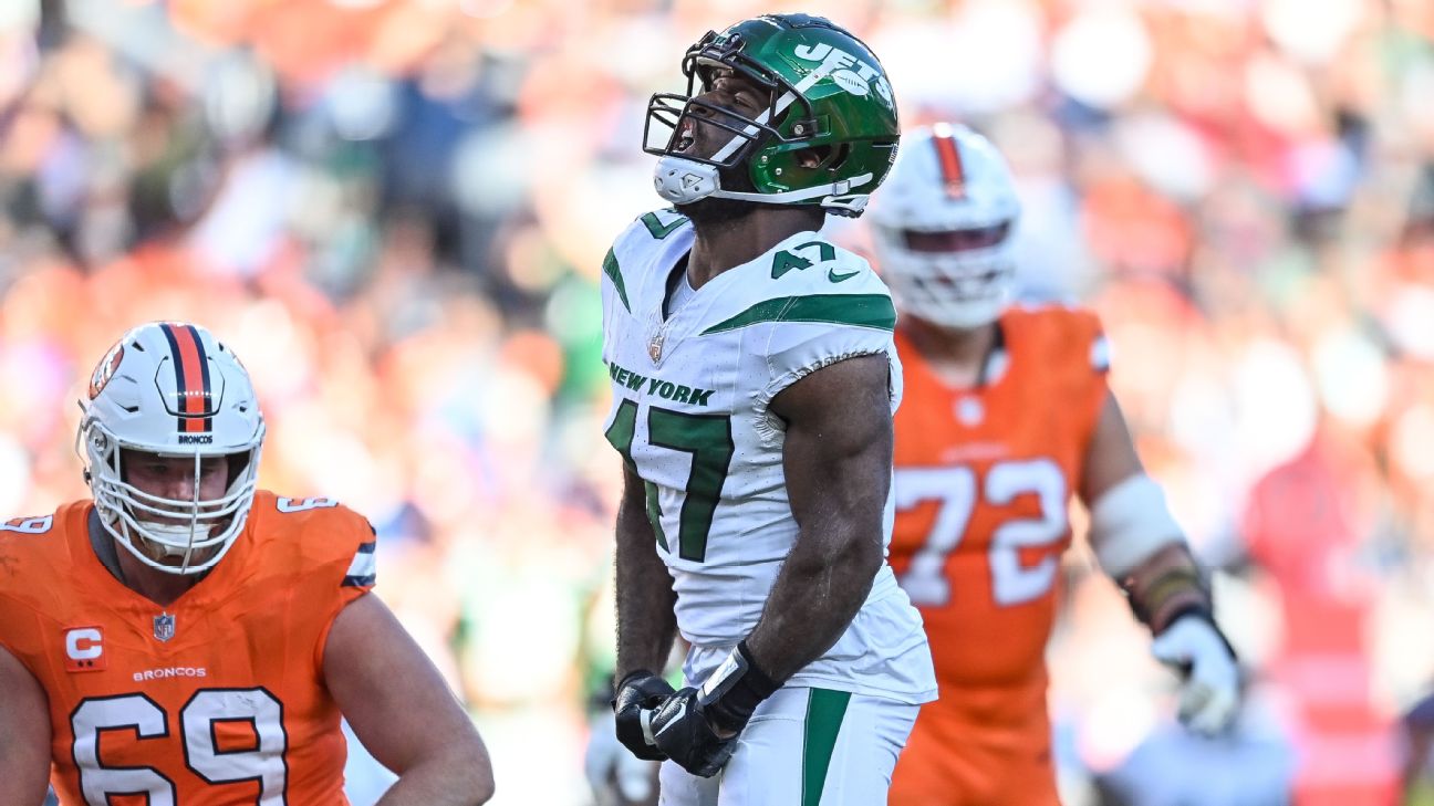 Amid Jets' slump, Bryce Huff enjoying breakout season - ABC7 New York