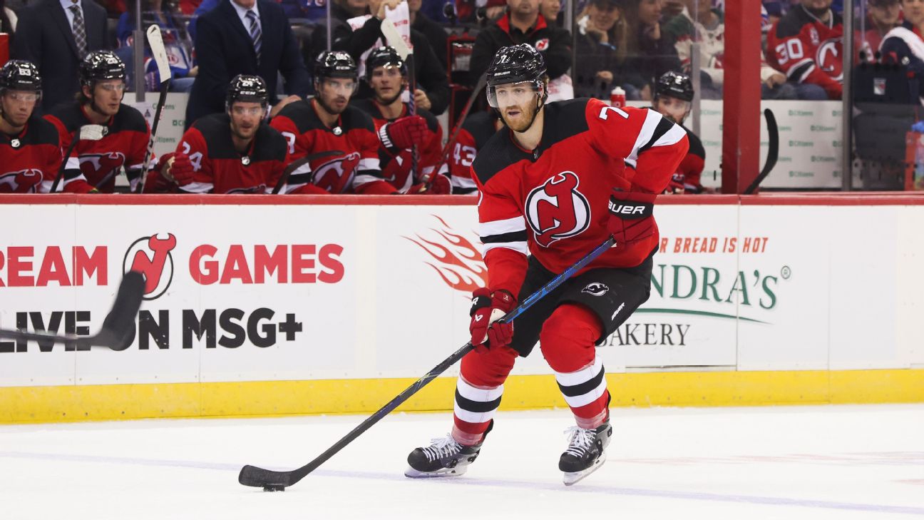 Devils GM: Dougie Hamilton out for season, 'possibly' playoffs - ABC7 ...