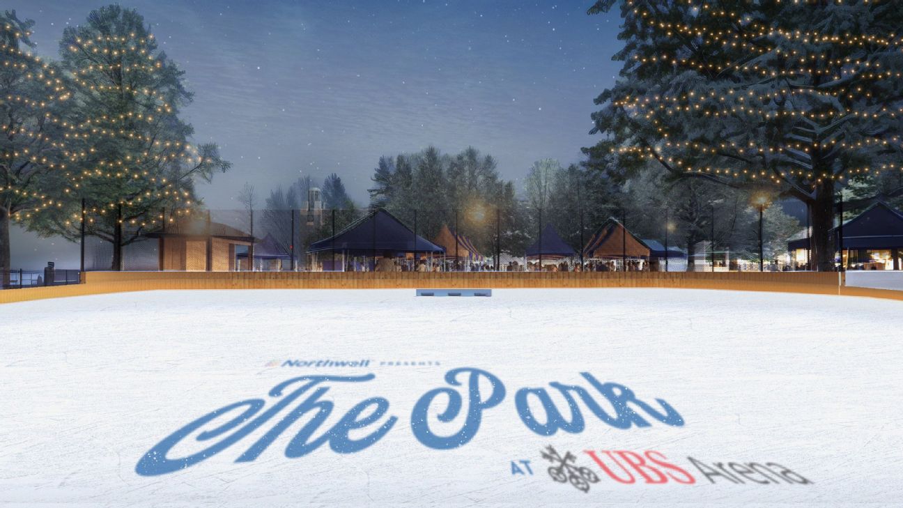 Islanders build two rinks outside arena for fans - ABC7 New York