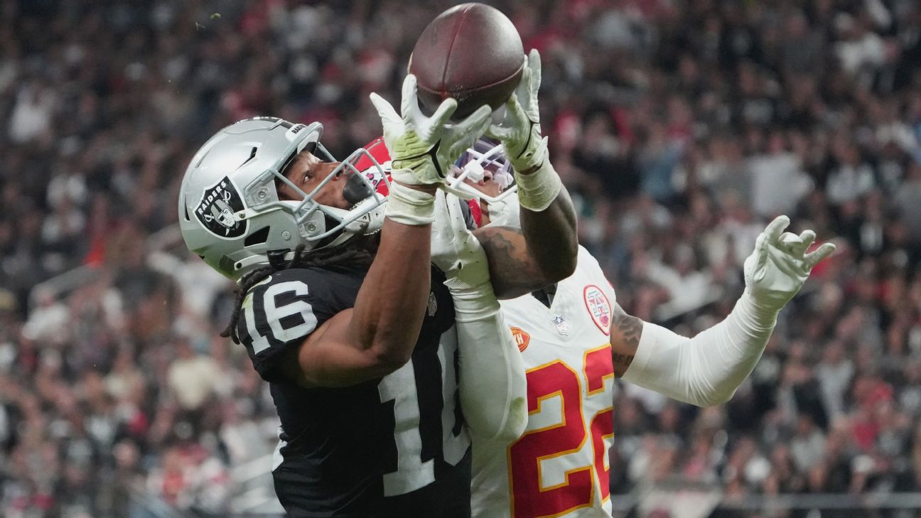 Jakobi Meyers' consistency makes him 'sneaky' option for Raiders - ABC7 ...