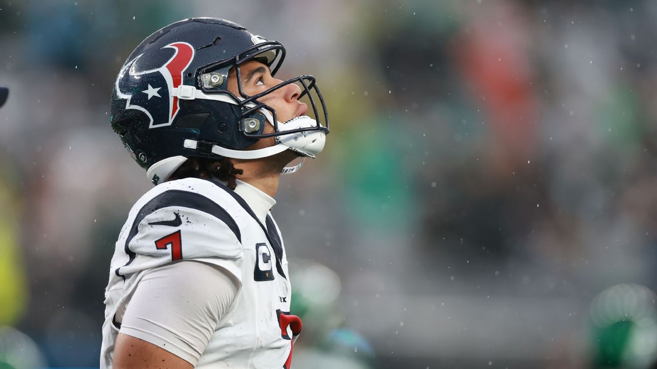 Texans rule out Stroud for Browns game because of concussion - ABC13 ...