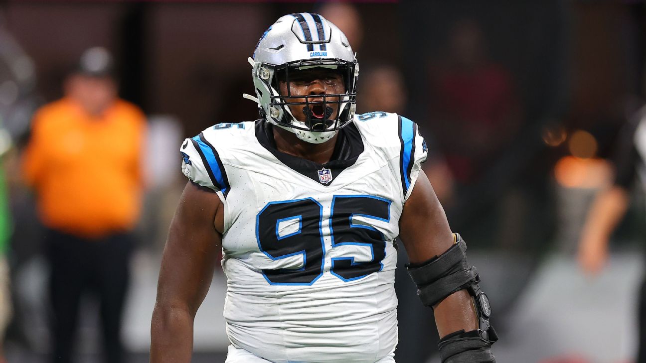 Panthers' Derrick Brown has potential season-ending knee injury - ABC11 ...