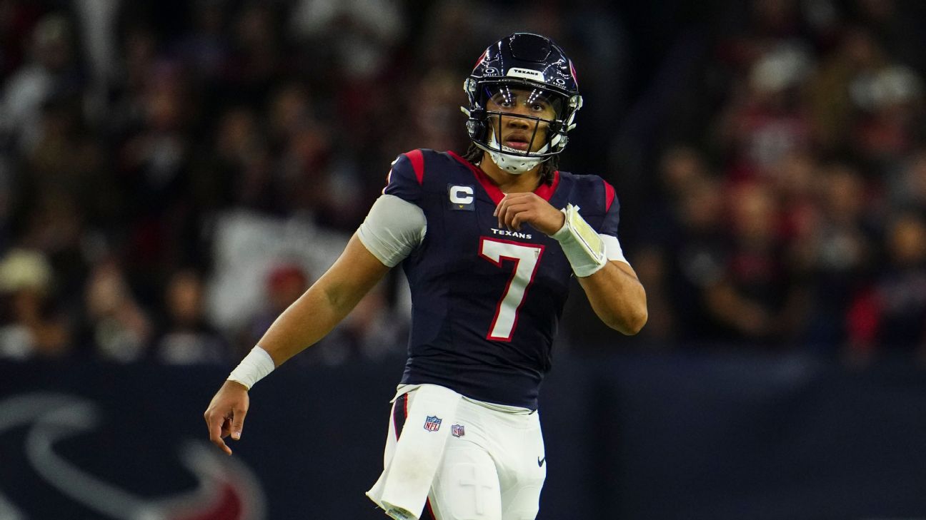 Texans QB C.J. Stroud wants to be more than great rookie - ABC13 Houston