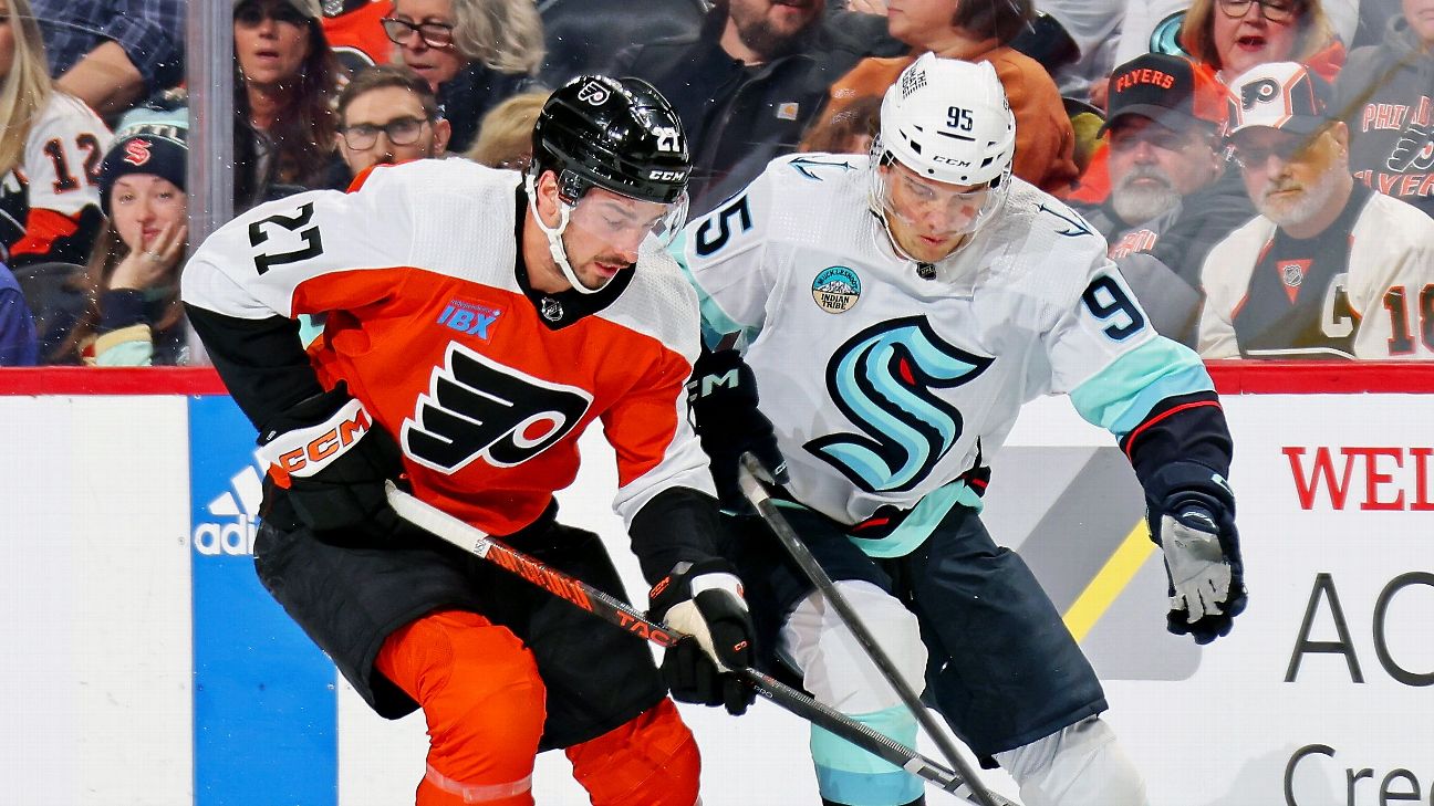 Flyers sign forward Noah Cates to $16 million extension - 6abc Philadelphia