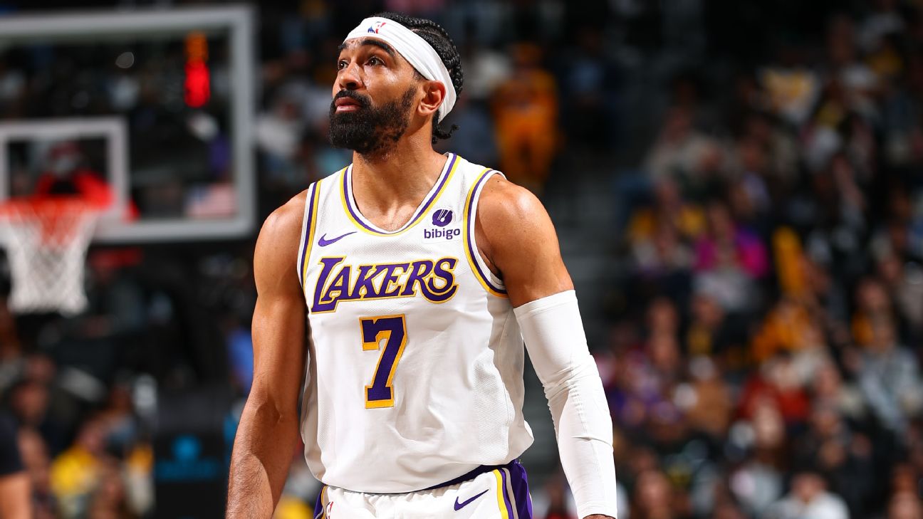 Lakers' Gabe Vincent (knee) returns after 3-month absence - ABC7 Los ...