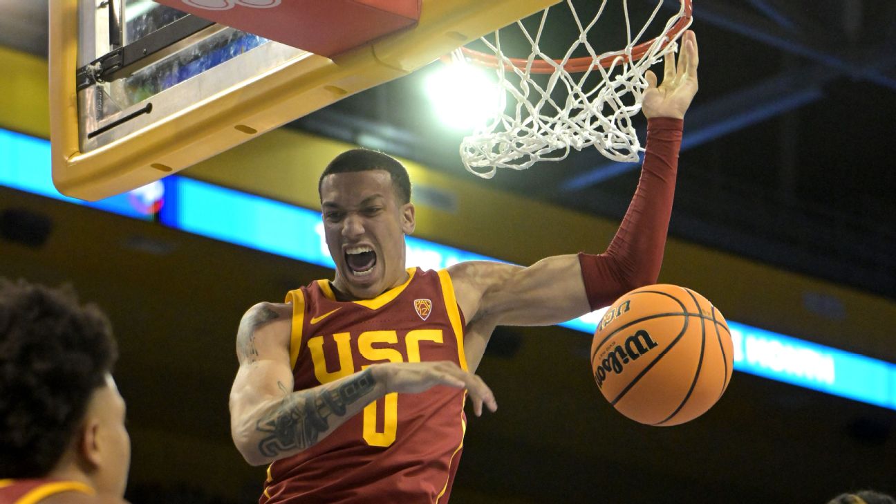 USC guard Kobe Johnson says he's transferring to rival UCLA - ABC7 Los ...