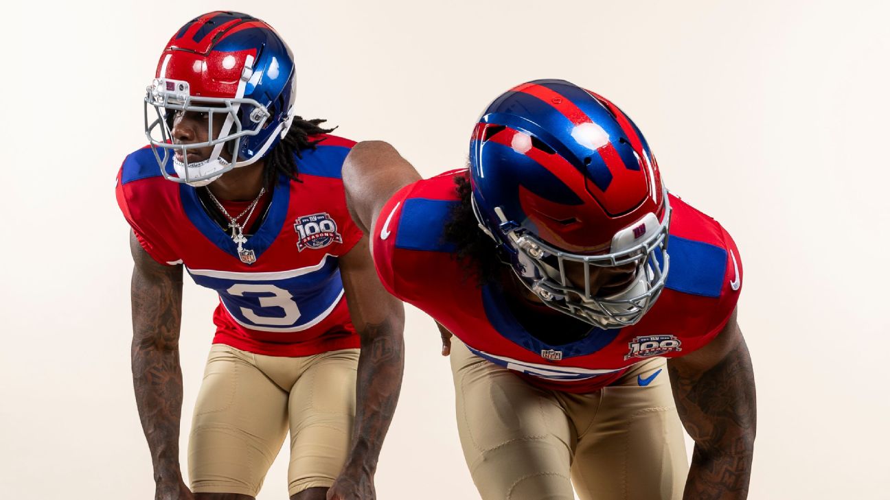 NFL Week 1 uniforms: Giants, Seahawks throwbacks lead the way - ABC7 ...