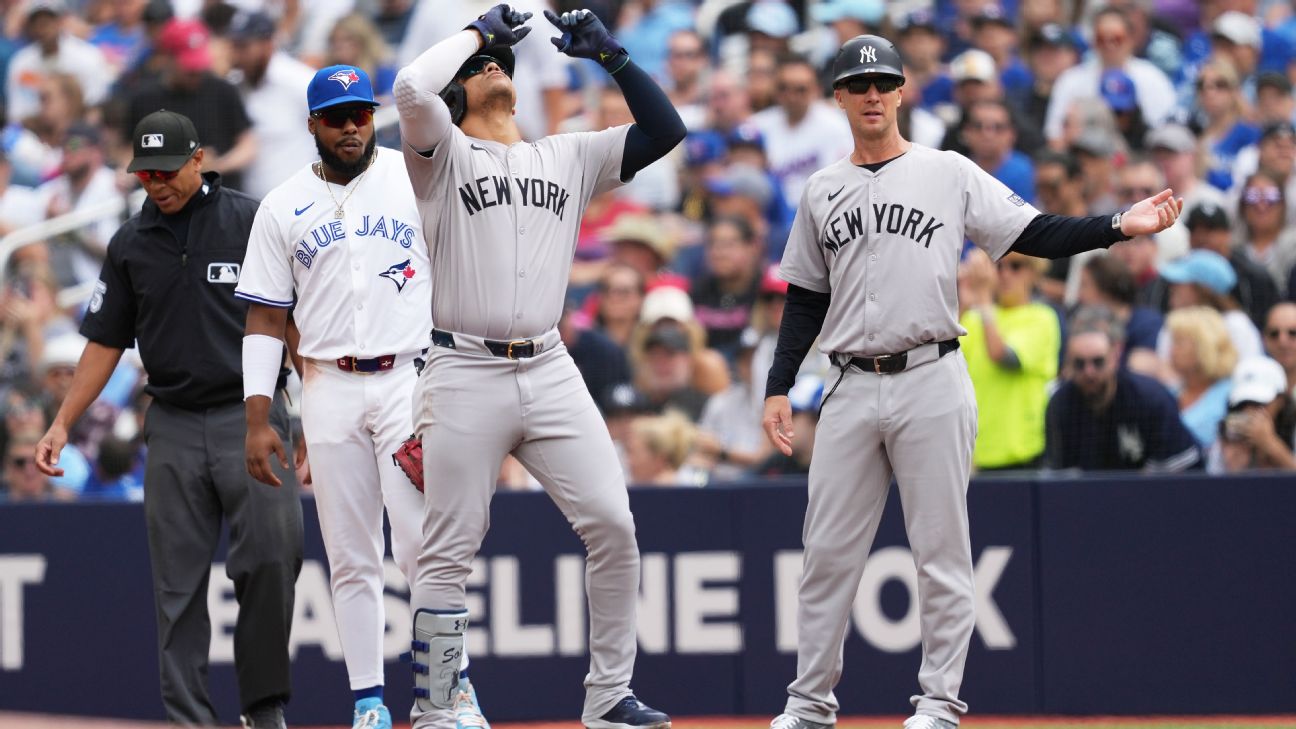 Yankees win as Juan Soto (bruised hand) late addition to lineup - ABC7 ...