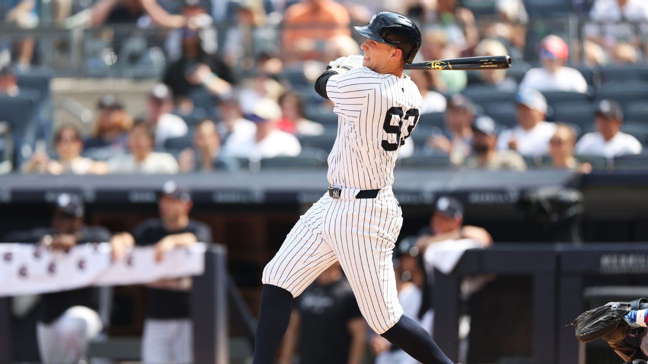 Ben Rice becomes first Yankees rookie with three-homer game - ABC7 New York