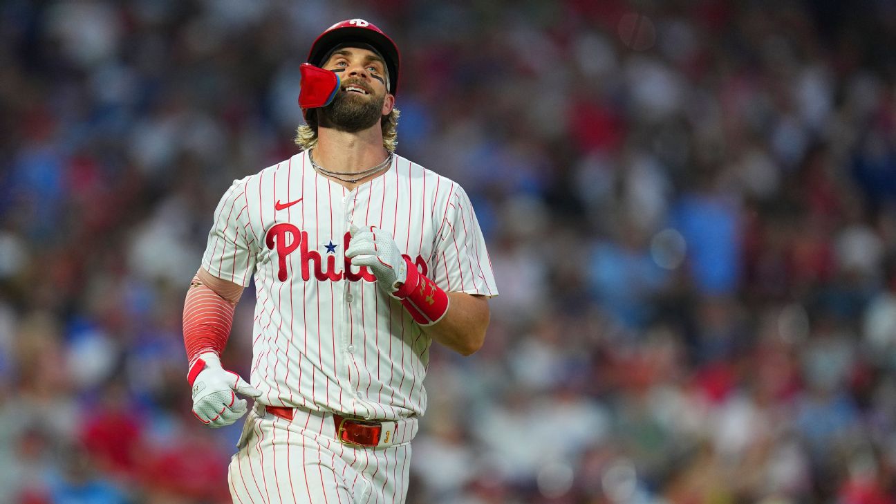 Phillies' Bryce Harper downplays elbow, wrist issues - 6abc Philadelphia