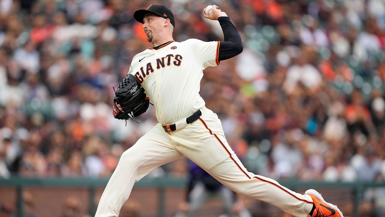 Giants ace Blake Snell strikes out career-high 15 over 6 innings - ABC7 San Francisco