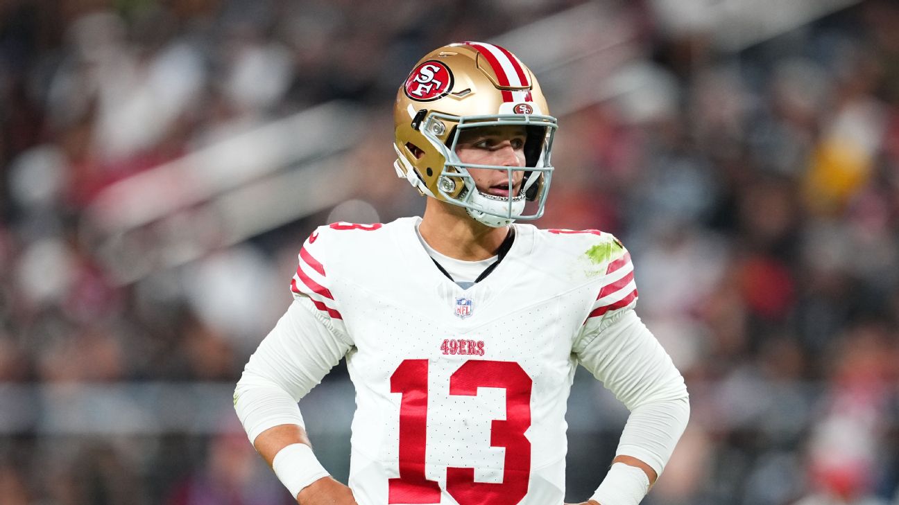 Niners' Purdy (shoulder) limited again ahead of Packers clash - ABC7 ...