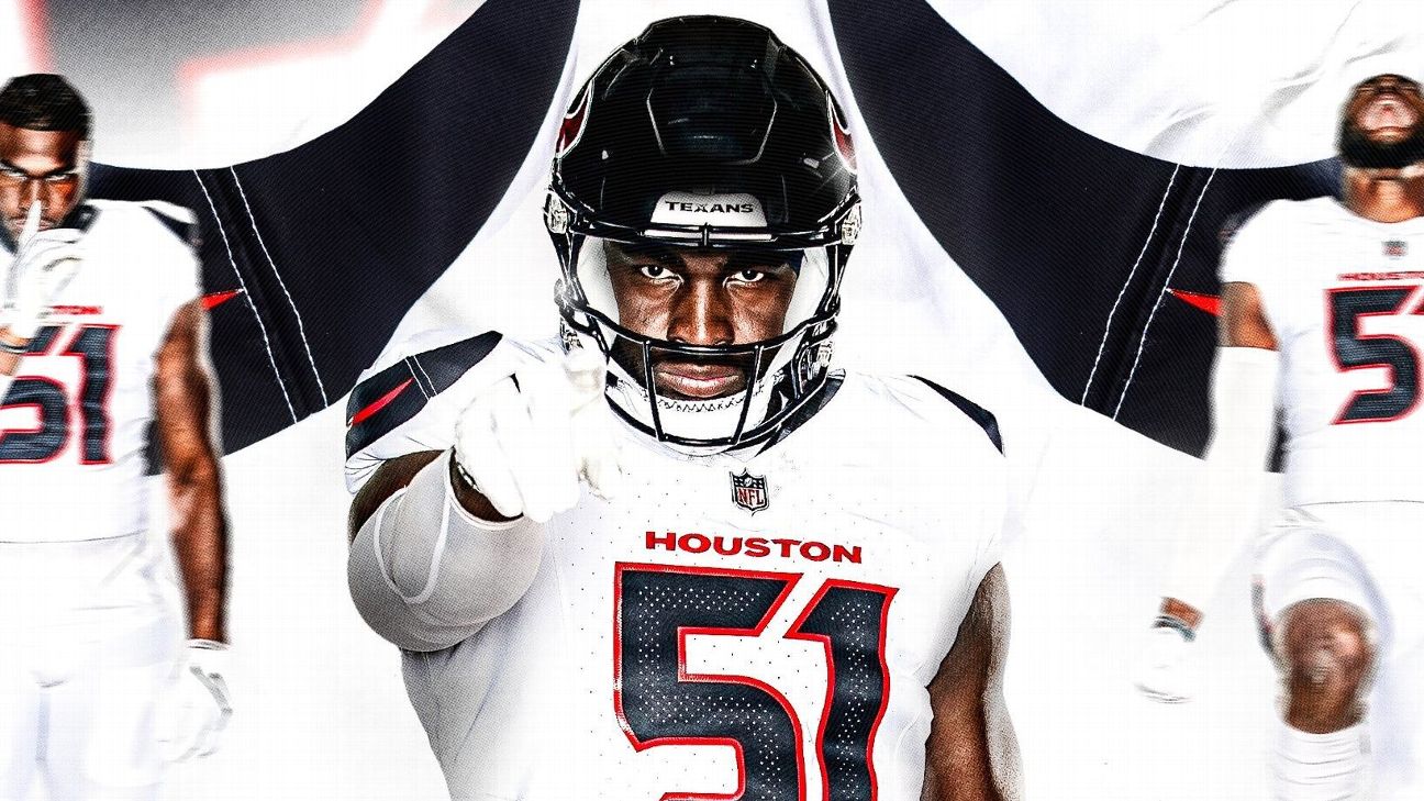 NFL Week 2 uniforms: Texans go all white, Cardinals all red - ABC7 Chicago