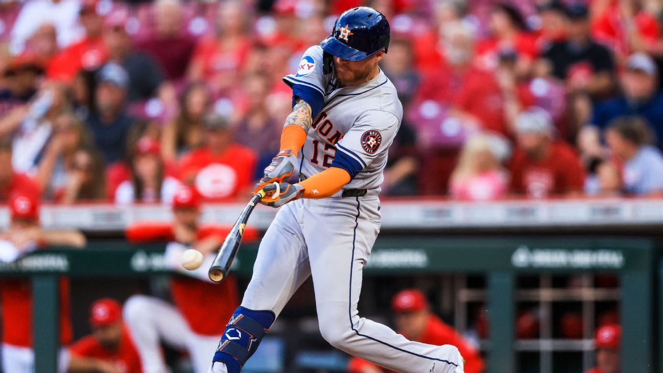 Astros release Ben Gamel, Jalen Beeks - ABC13 Houston