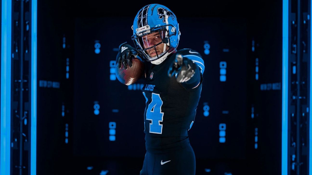 NFL Week 4 uniforms: Lions debut black look - ABC7 Los Angeles