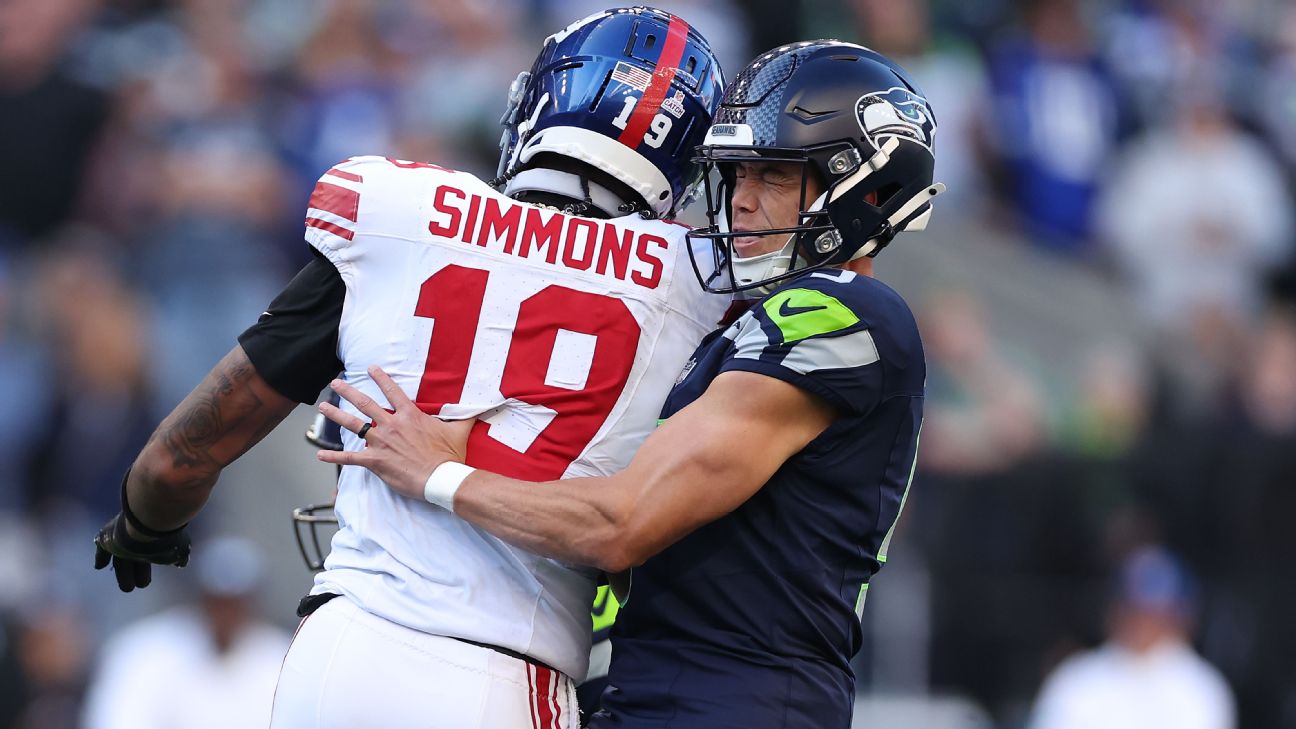 Isaiah Simmons Blocked Fg Leads To Score As Giants Defeat Seahawks