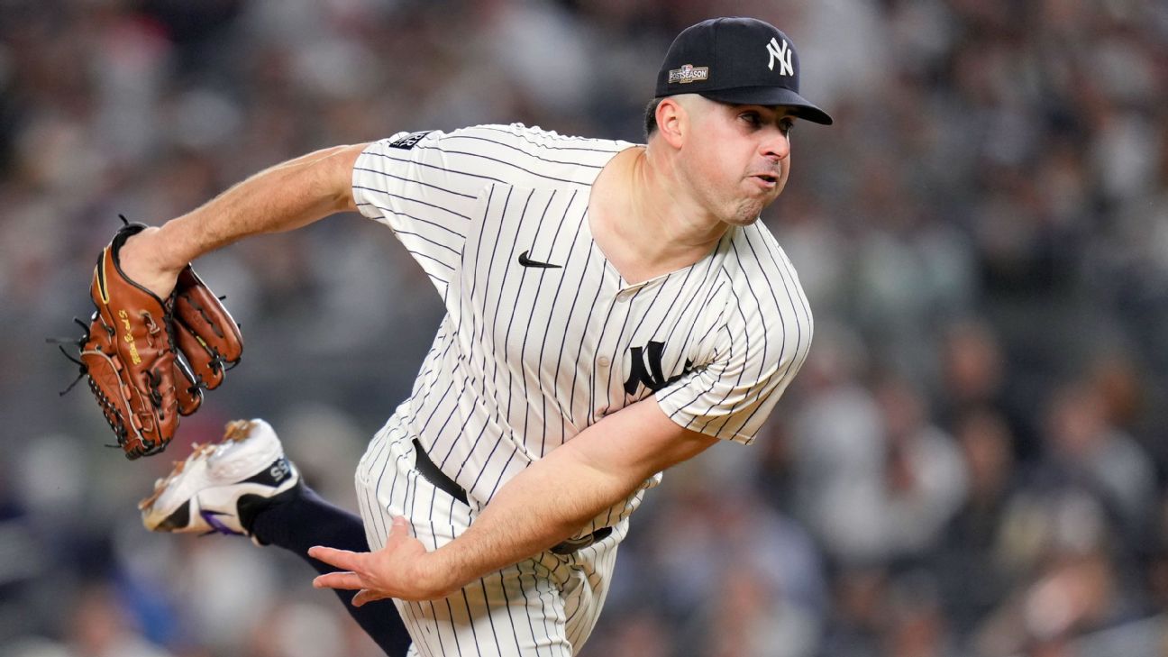 New York Yankees will start Carlos Rodon, Clarke Schmidt in Games 2, 3 ...