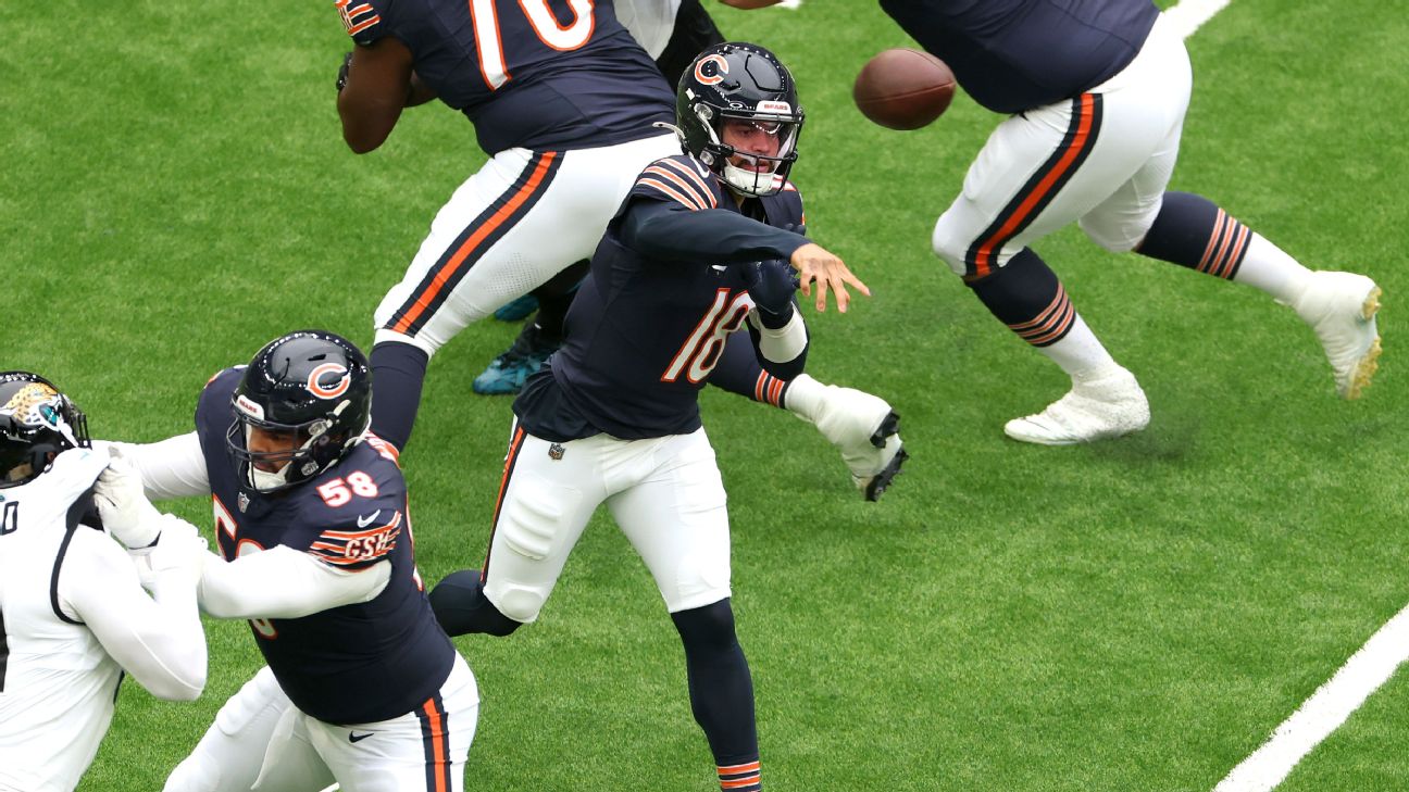 Caleb Williams throws 4 TD passes as Bears roll vs. Jaguars - ABC7 Chicago