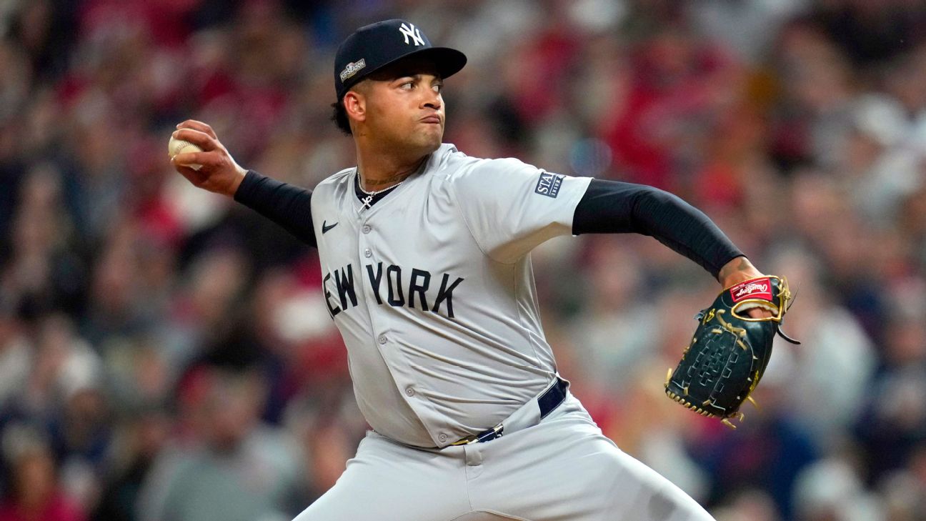 Yankees' Luis Gil strikes out six batters in first rehab start - ABC7 ...