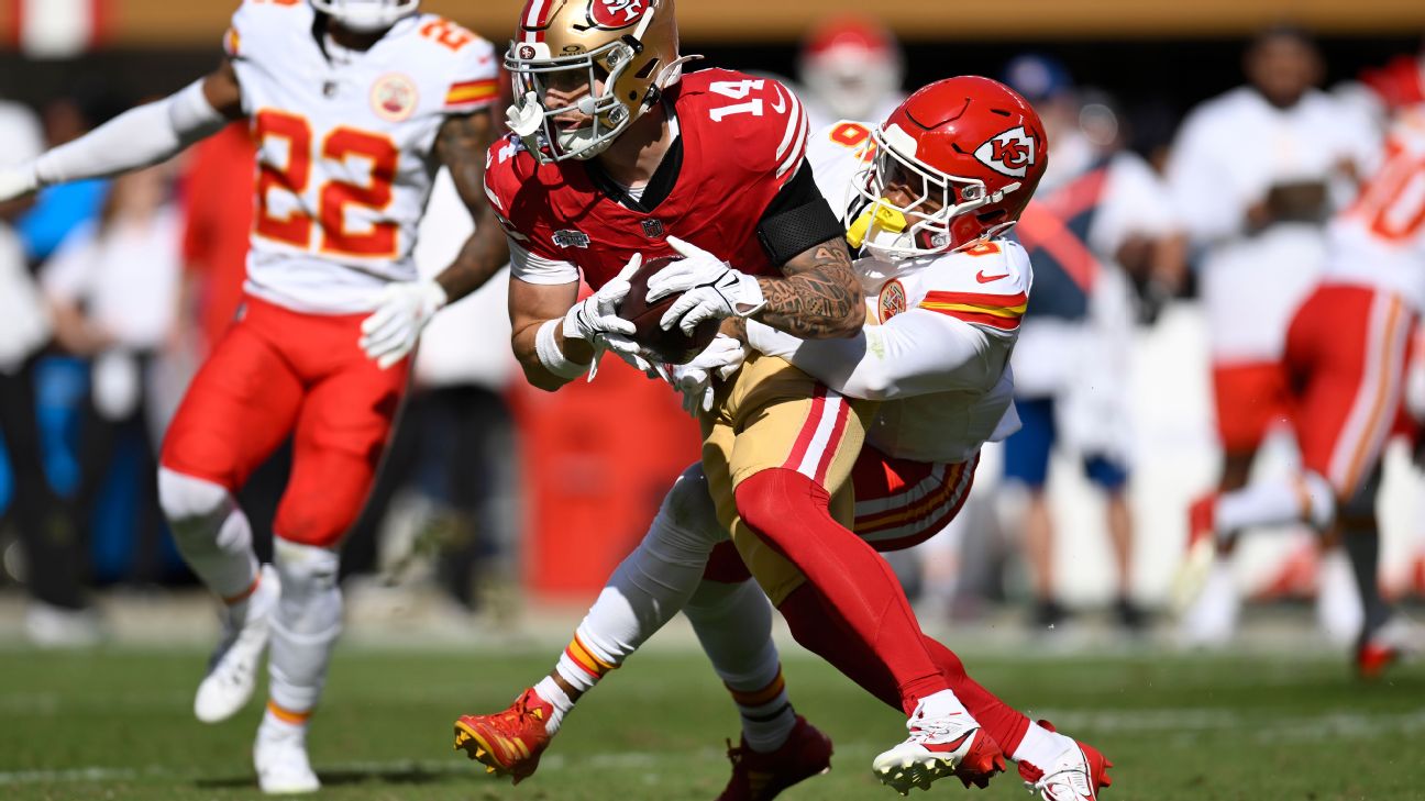 49ers' Ricky Pearsall makes NFL debut 50 days after being shot - ABC7 ...