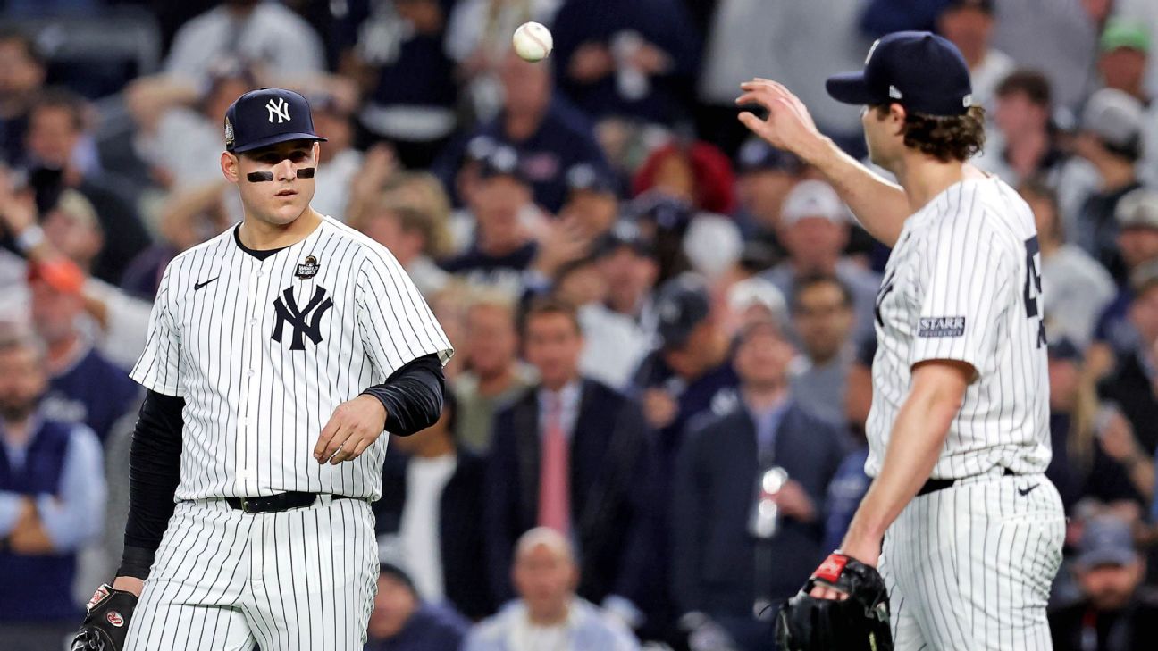 Yankees lament fifth-inning meltdown in World Series finale - ABC7 New York