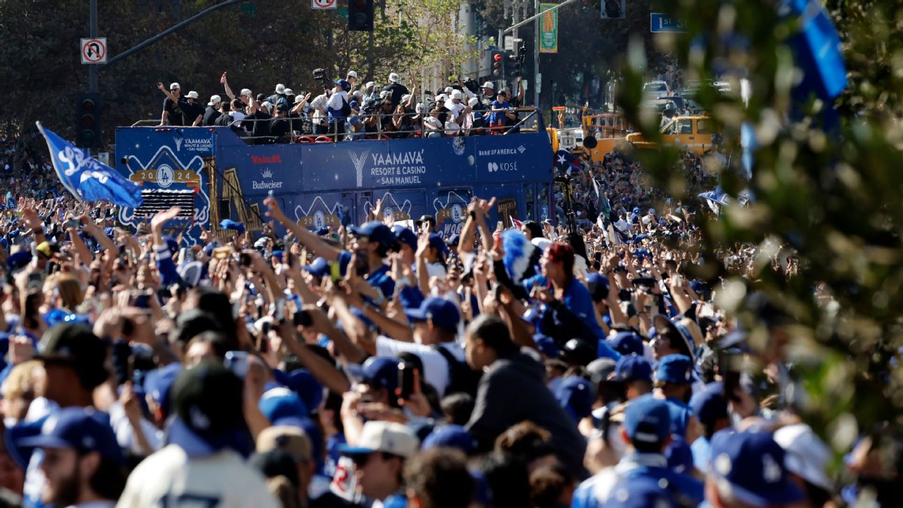 Best moments from Dodgers World Series parade - ABC7 Los Angeles