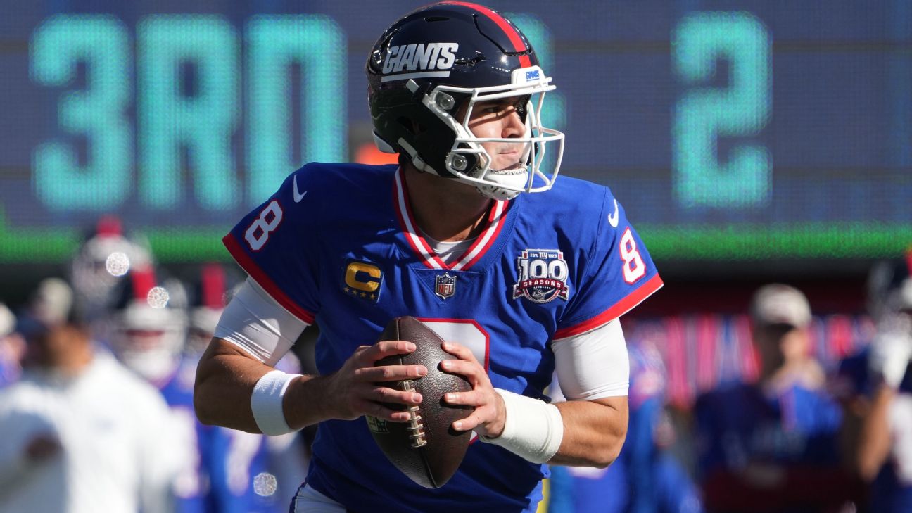 Giants' Daniel Jones throws first TD pass at MetLife in 672 days - ABC7 ...