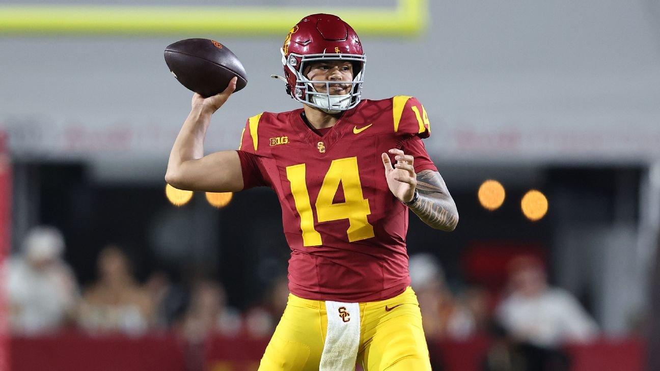 USC benching QB Miller Moss, to start Jayden Maiava - ABC7 Los Angeles