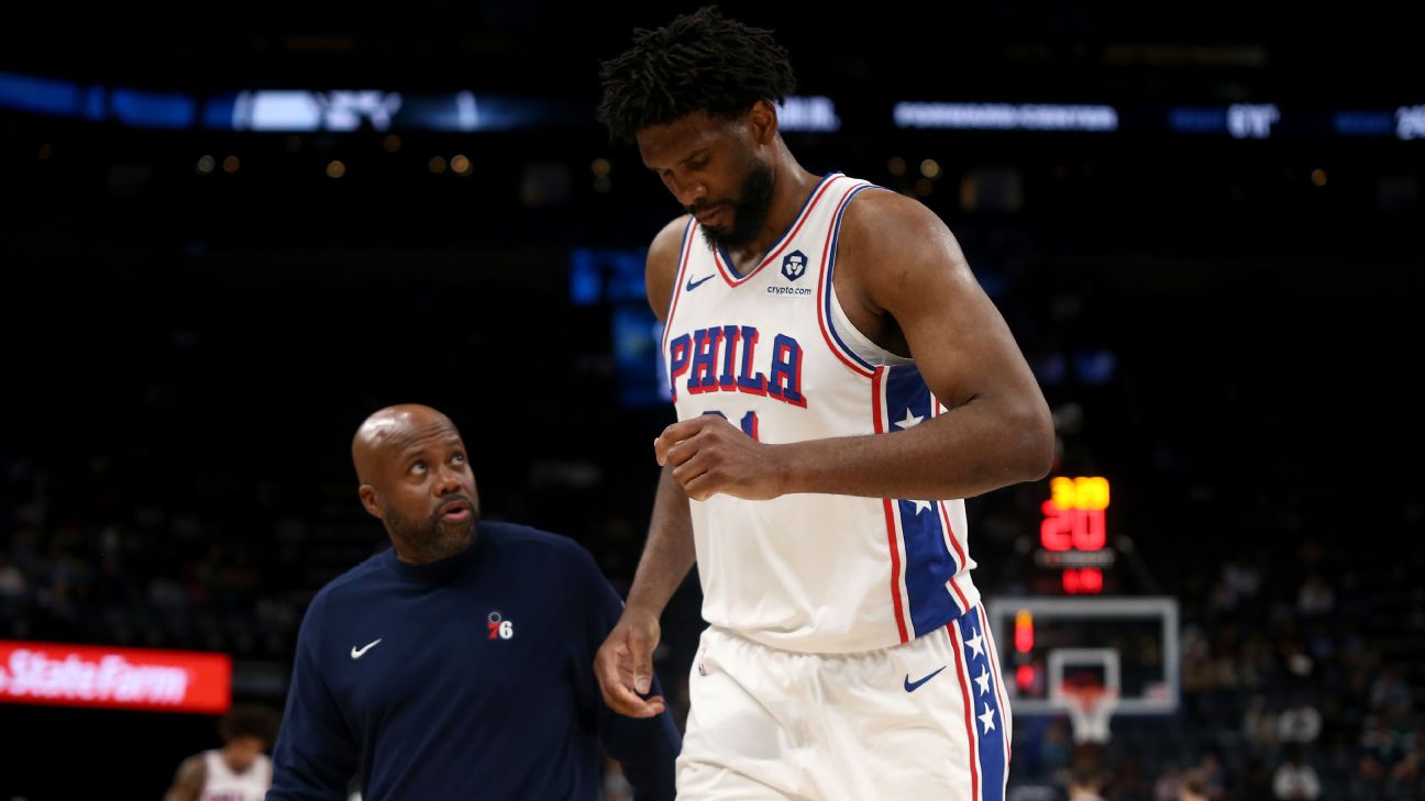 Sources: 76ers, Joel Embiid exploring options for knee injury - 6abc ...