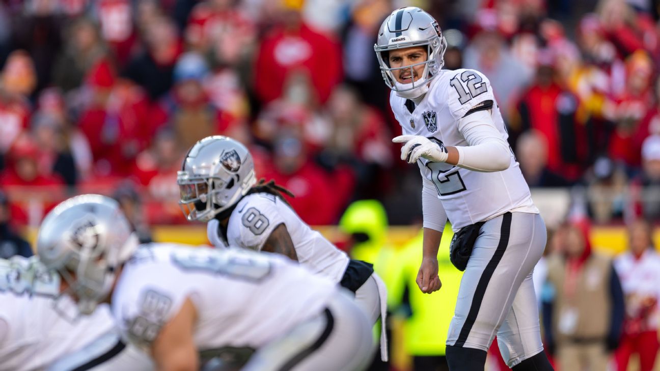 Aidan O'Connell still fighting to be Raiders' long-term starter - ABC30 ...