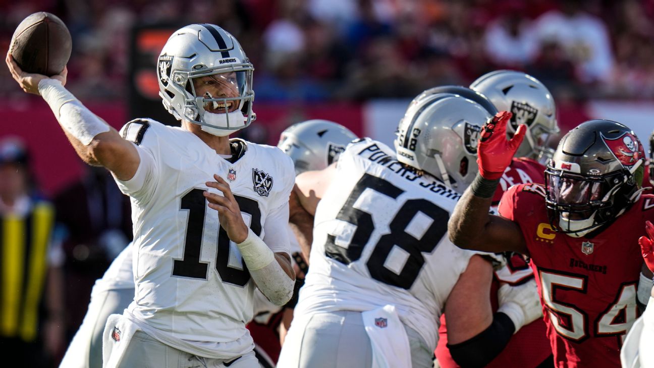 Raiders to start QB Desmond Ridder vs. Falcons - ABC7 San Francisco