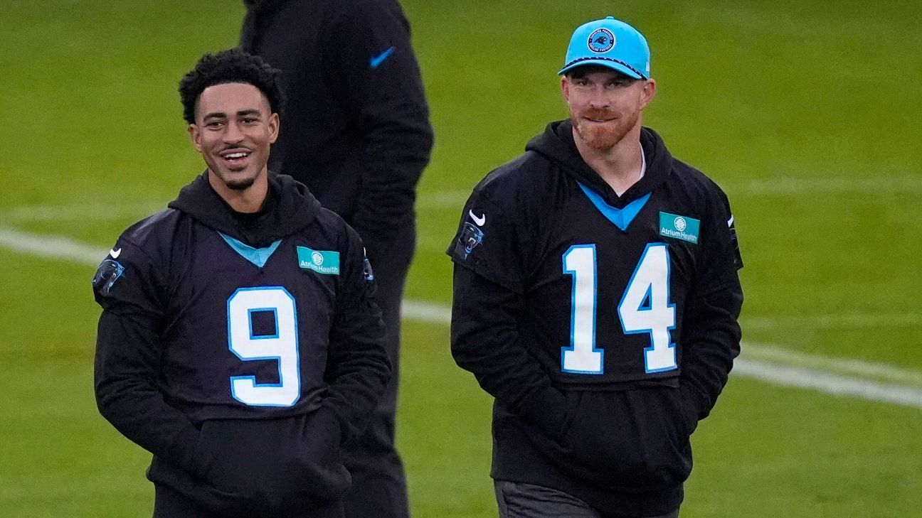 Will Andy Dalton return to back up Bryce Young on Panthers? - ABC11 ...