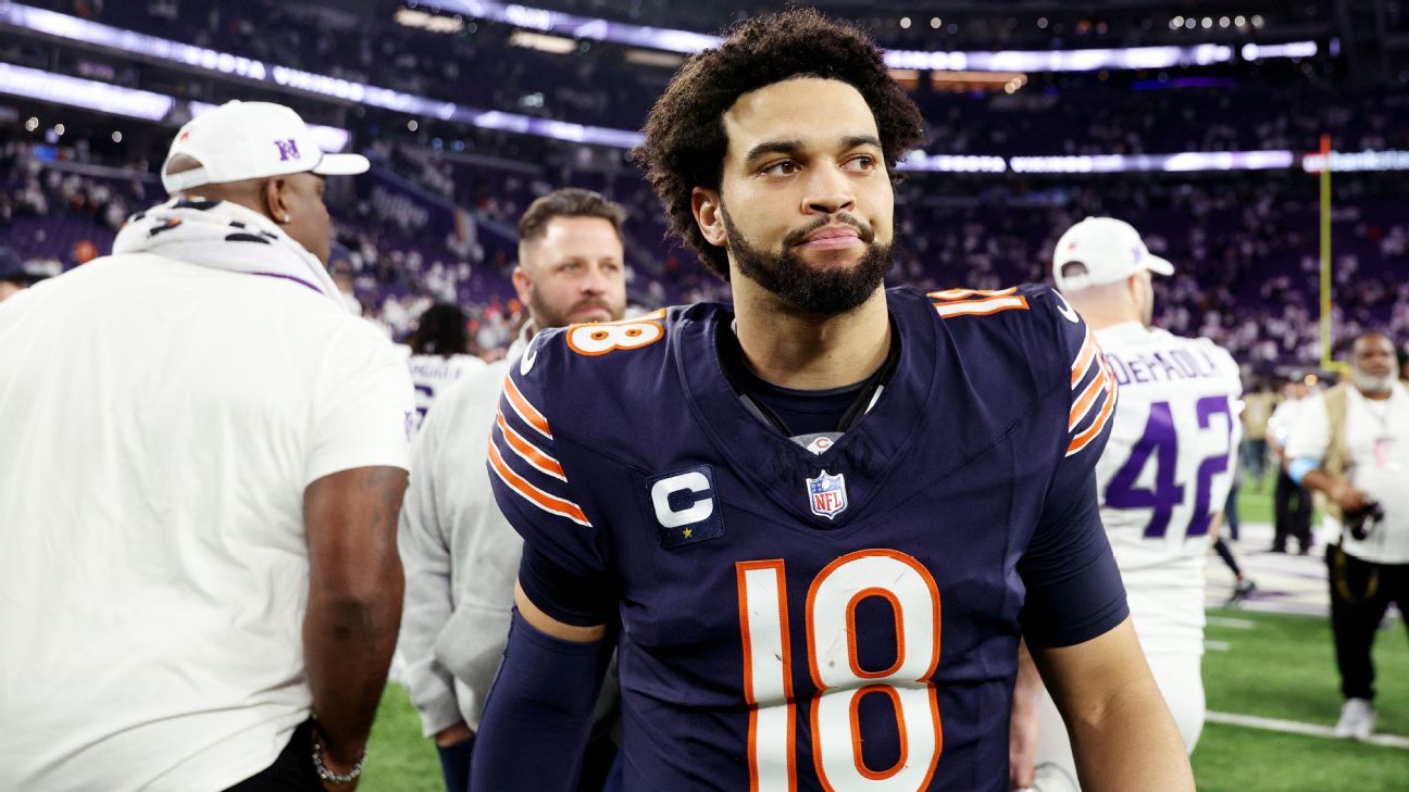 Caleb Williams reflects on rookie year after another Bears loss - ABC7 ...