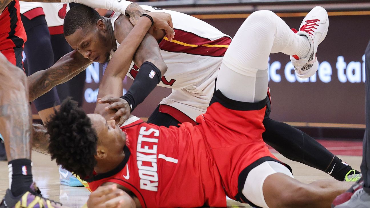 Rockets' Amen Thompson, Heat's Terry Rozier suspended for fight - ABC13 ...