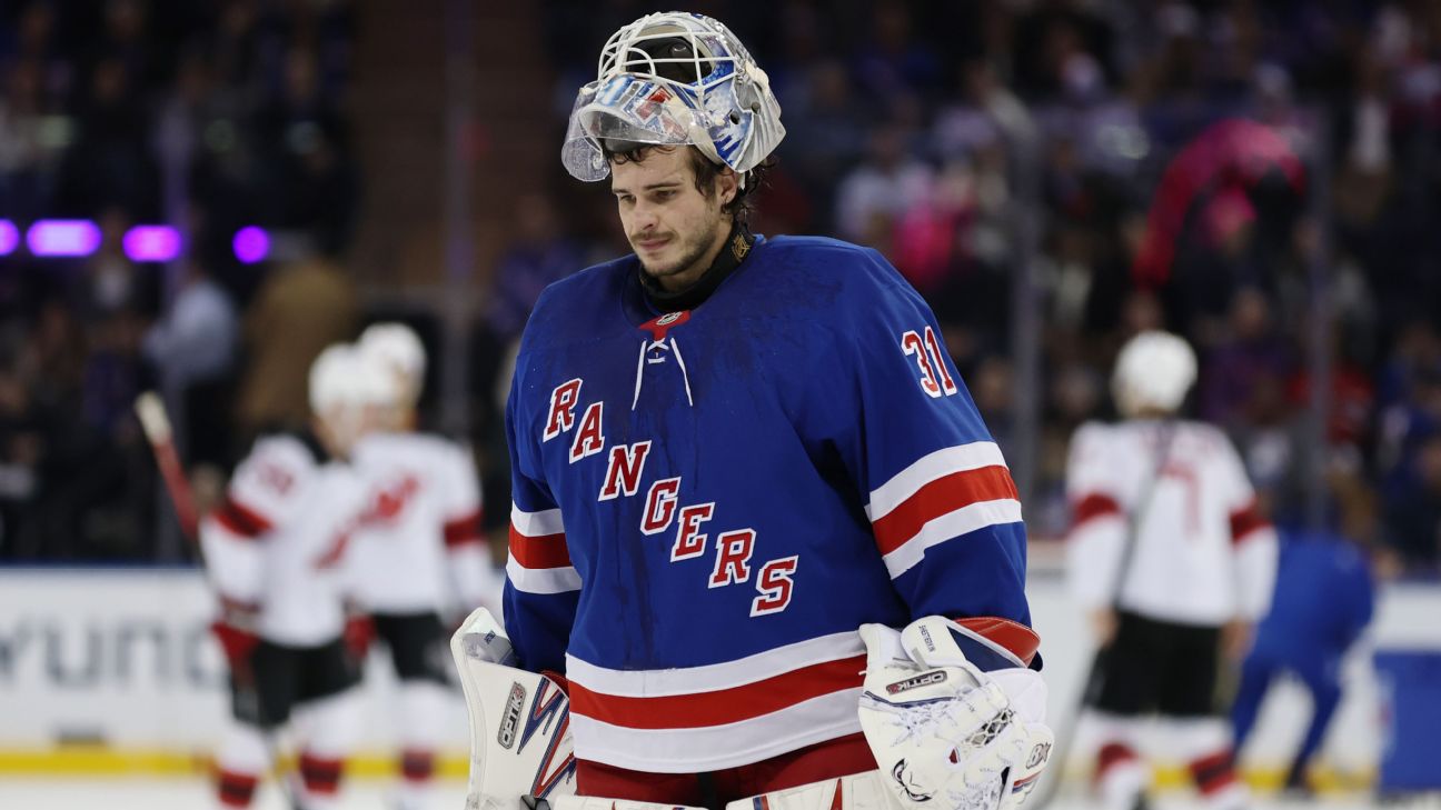 Rangers goalie Igor Shesterkin to start Thursday against Devils - ABC7 New York