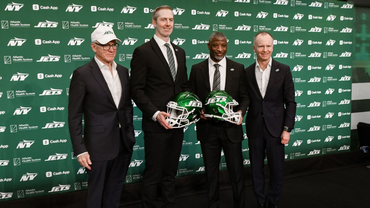 Here's what the Jets' new GM, coach had to say on Day 1 - ABC7 New York