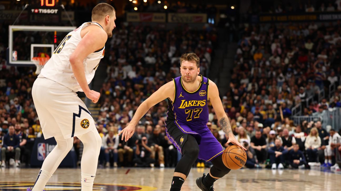 Luka Doncic's 32-point night helps Lakers finally win in Denver - ABC7 Los Angeles