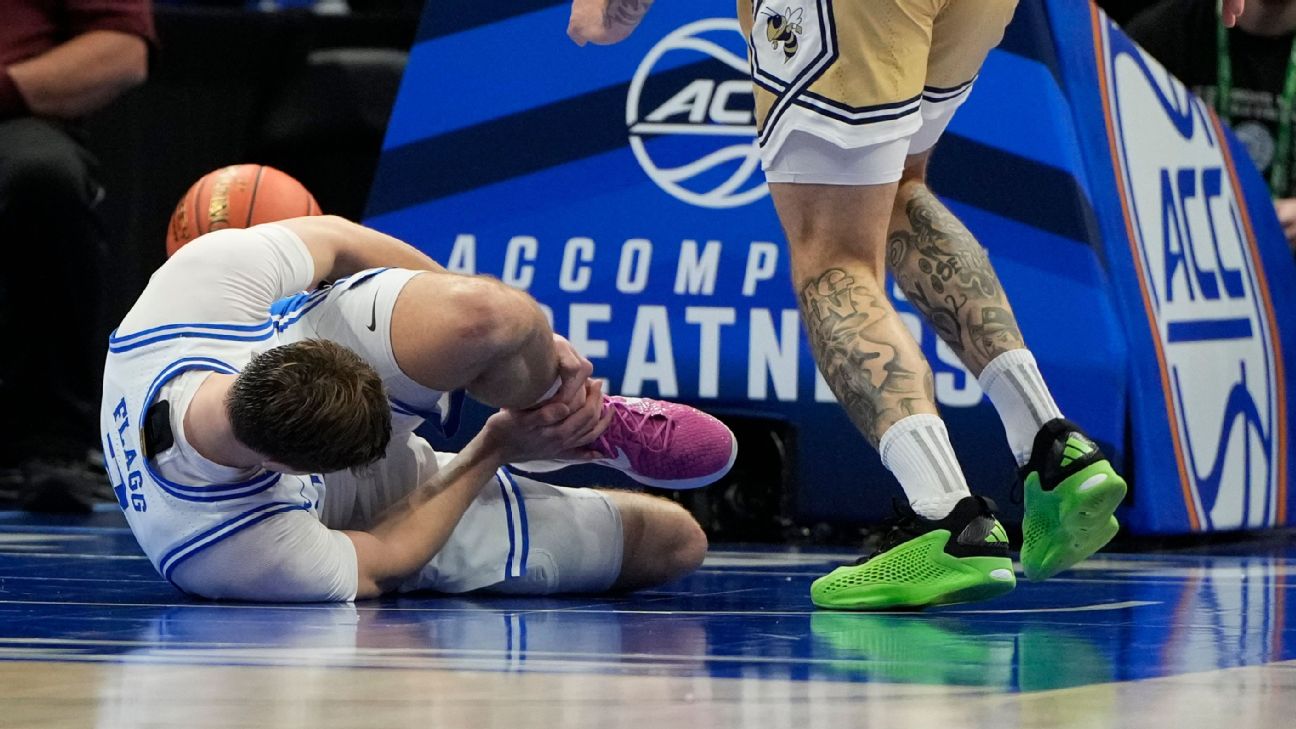 Cooper Flagg 'doing better' but still out Saturday, Jon Scheyer says ...