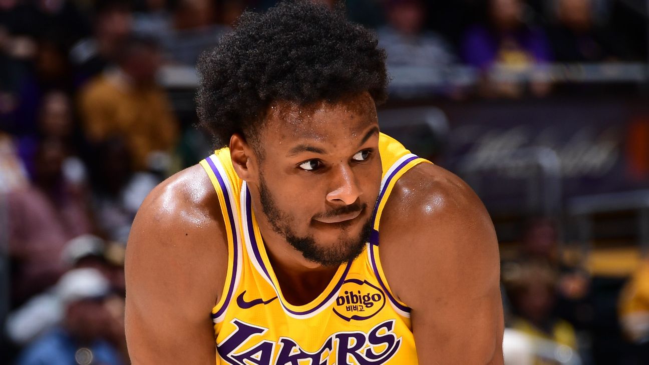 Lakers' Bronny James takes center stage, confidence 'growing' - ABC7 ...