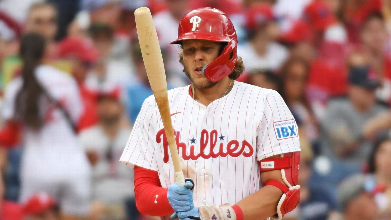 Phillies 3B Alec Bohm (left shoulder) returns for stretch run - 6abc ...