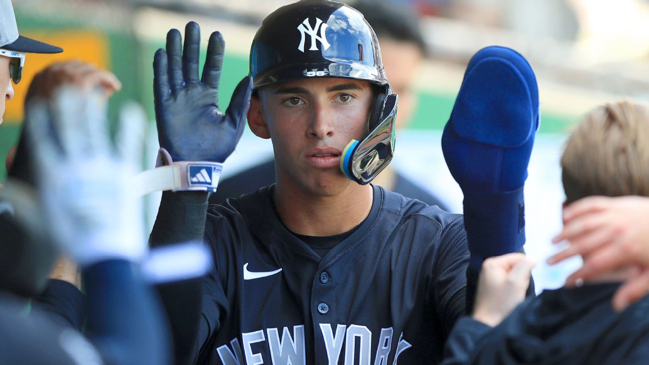 Sources: Yankees promote George Lombard Jr., 19, to Double-A - ABC7 New ...