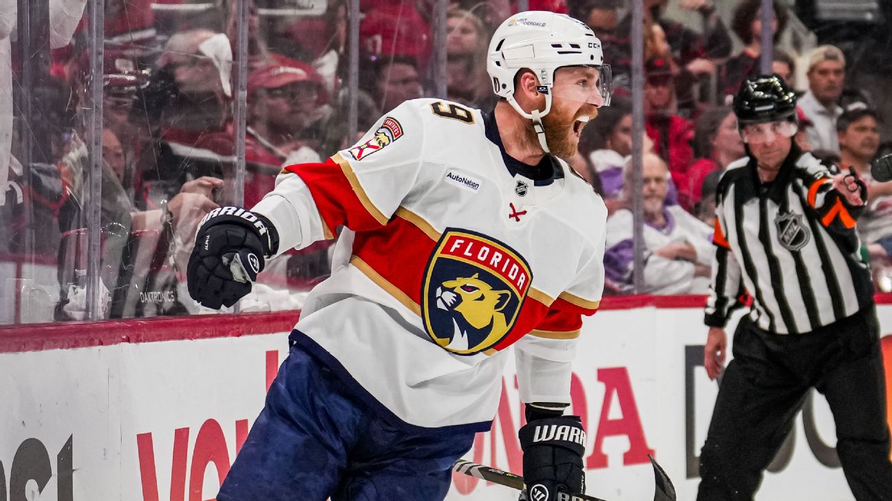 Sam Bennett has 2 goals as Panthers roll past Hurricanes 5-0 - ABC11 ...