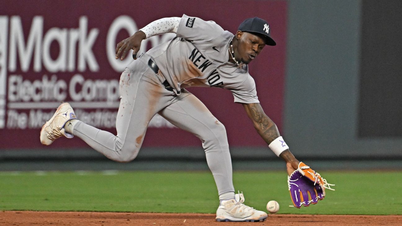 Yankees moving All-Star Jazz Chisholm Jr. back to second base - ABC7 New York