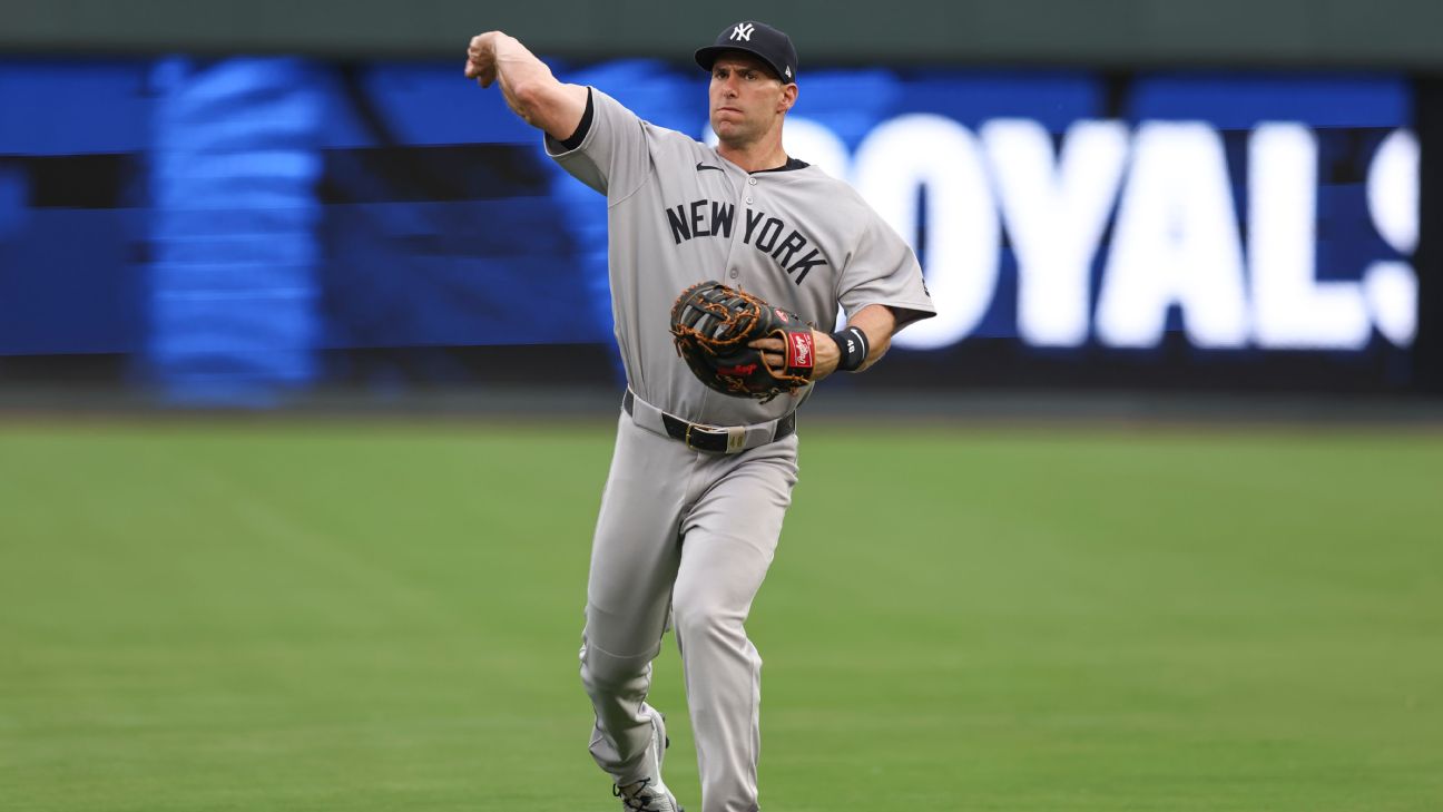 Paul Goldschmidt regrets throw; Yankees at 9 errors in 4 games - ABC7 ...