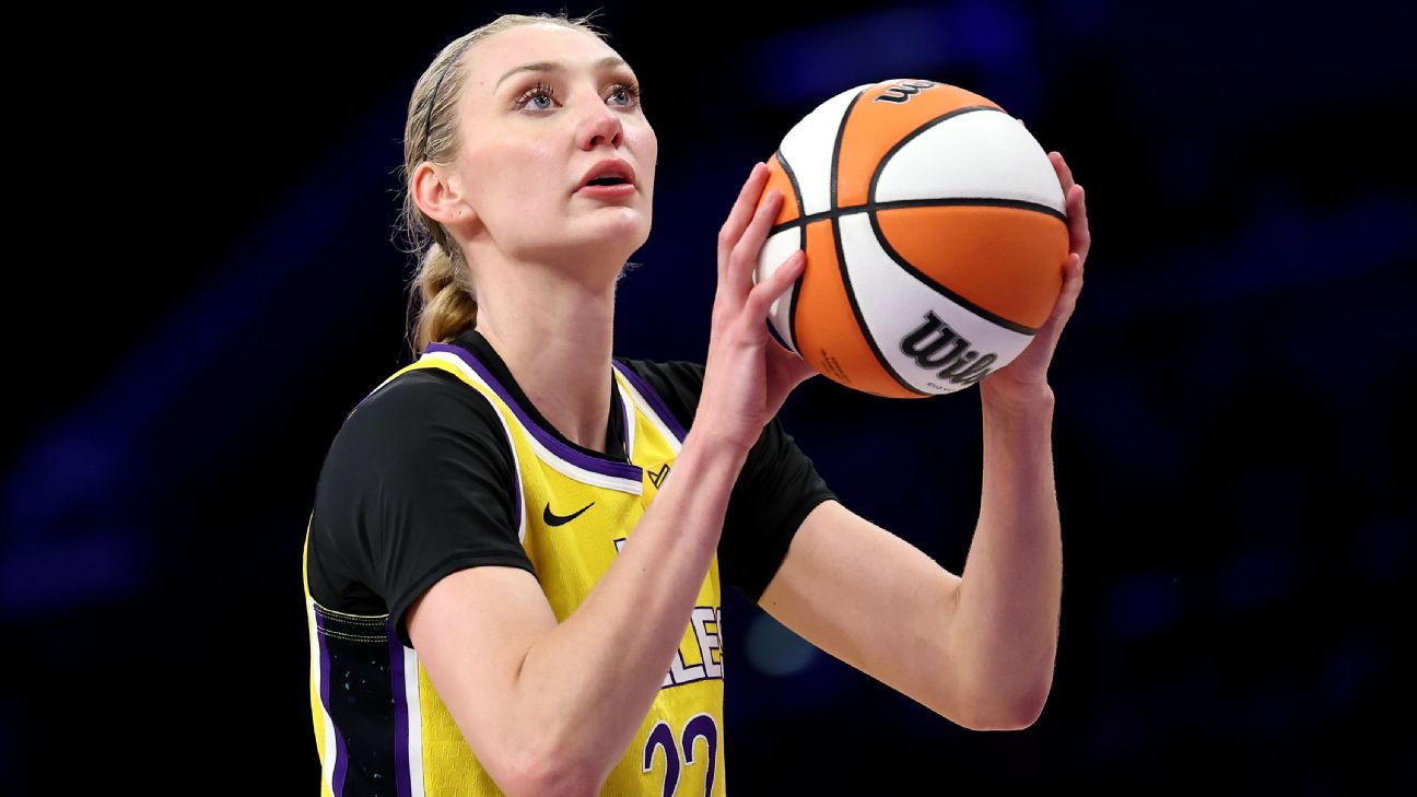 Cameron Brink makes return from ACL tear in Sparks' loss to Aces - ABC7 Los Angeles