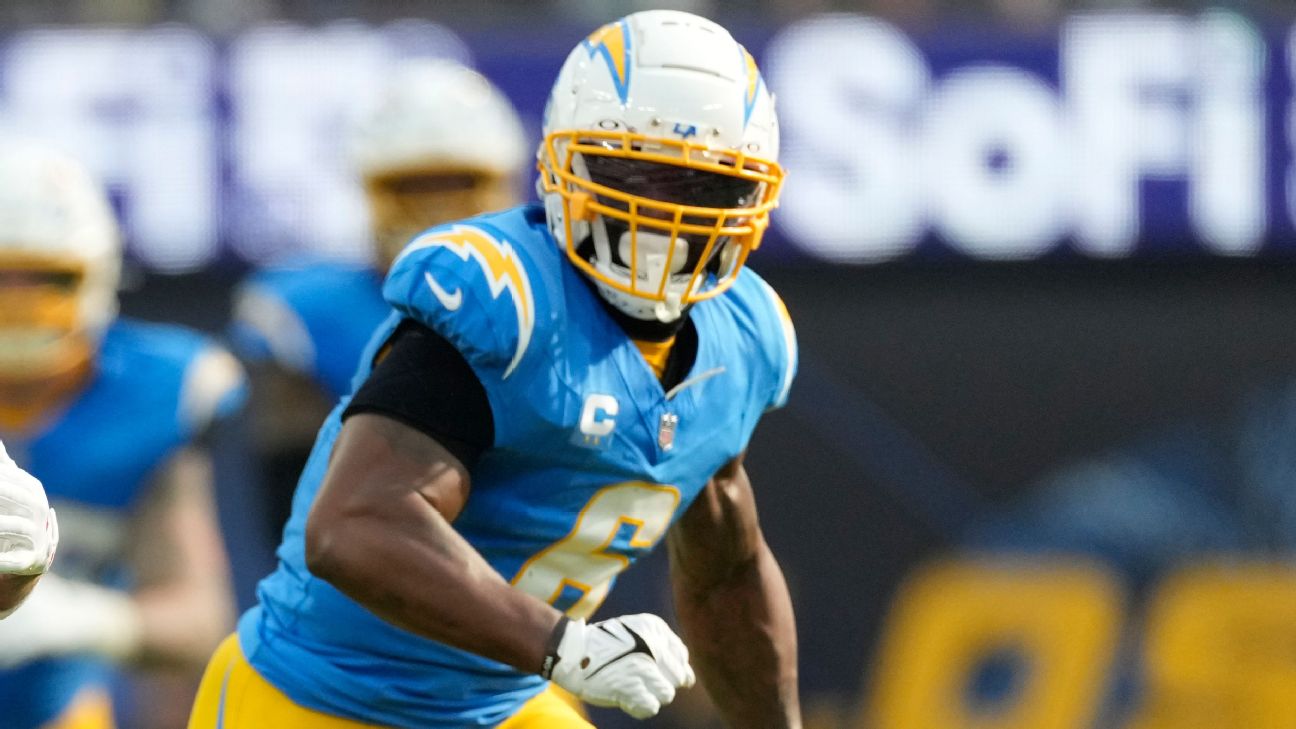 Chargers LB Denzel Perryman arrested on felony weapons charge - ABC30 ...